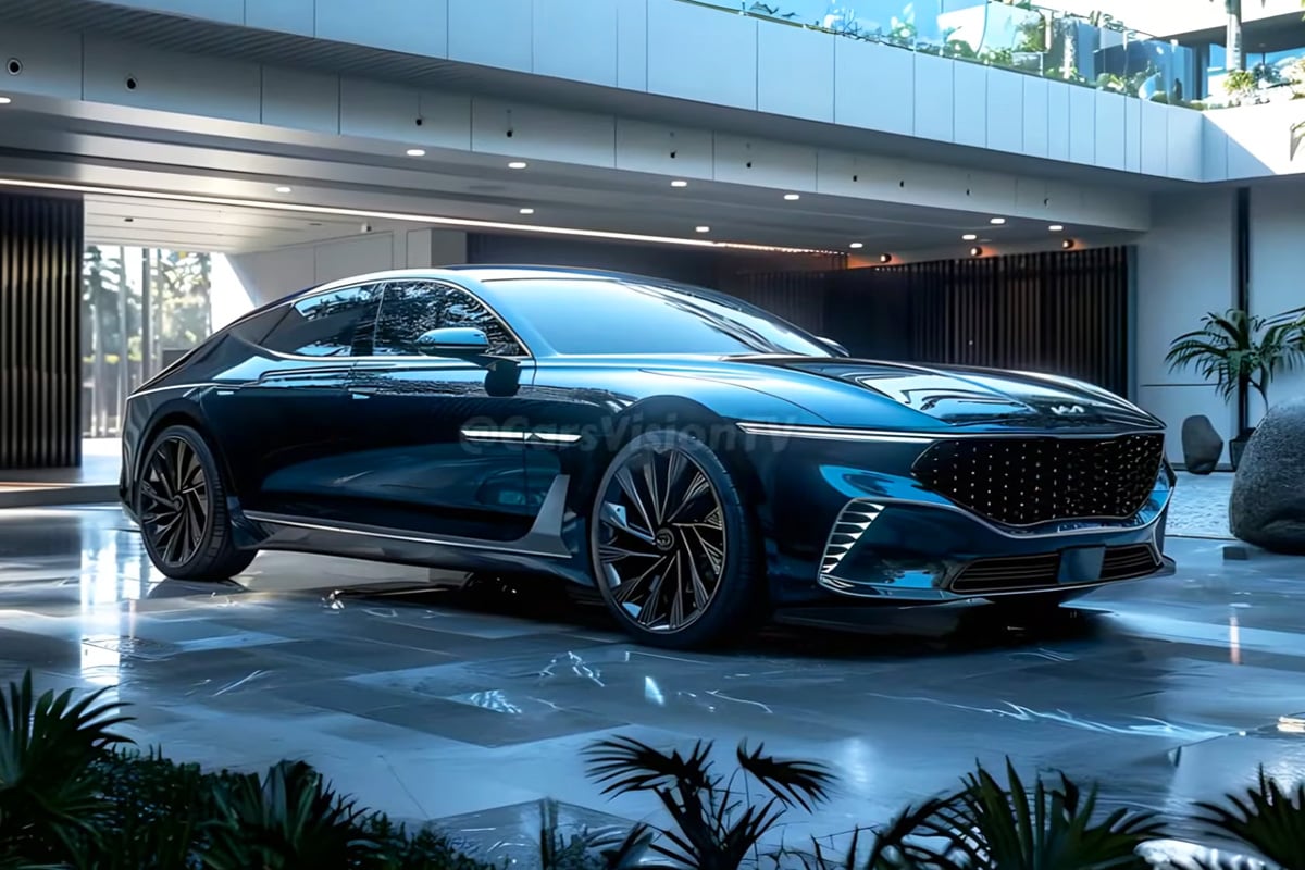 "제네시스 G80 뛰어넘나" 기아 K9, 디자인 업그레이드된 상상도 등장