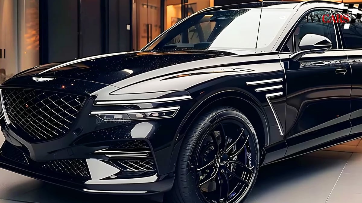 “이게 진짜 하이브리드지”... 제네시스 플래그십 SUV, GV80의 새 디자인 '공개'