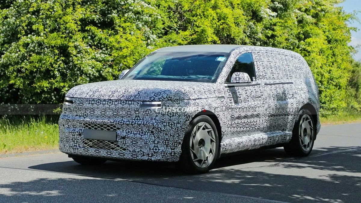 "한번에 1,200km를 간다고?"... 마침내 포착된 제네시스 GV90, 이렇게 나옵니다